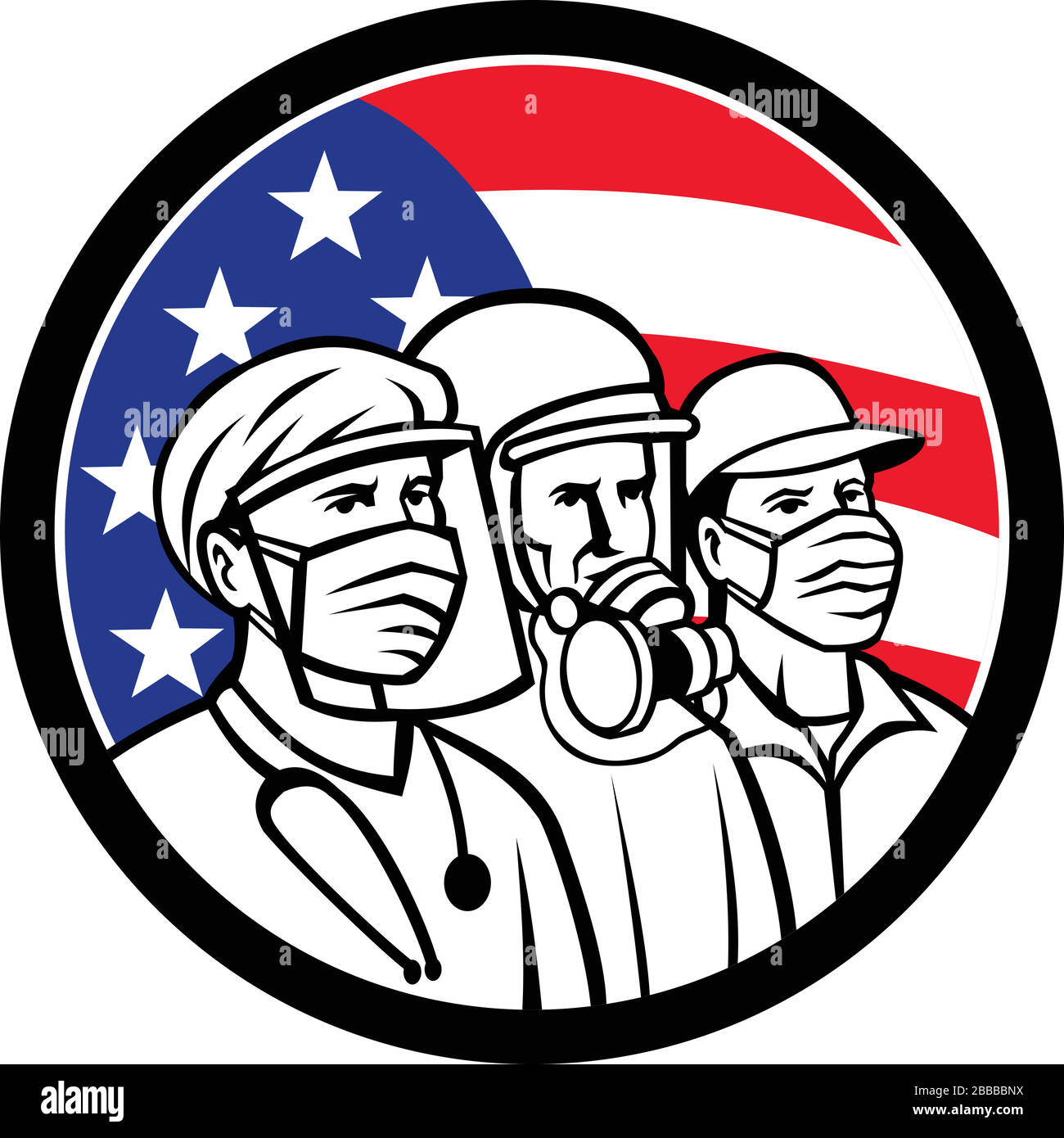 Doctor mascot logo hi-res stock photography and images - Alamy