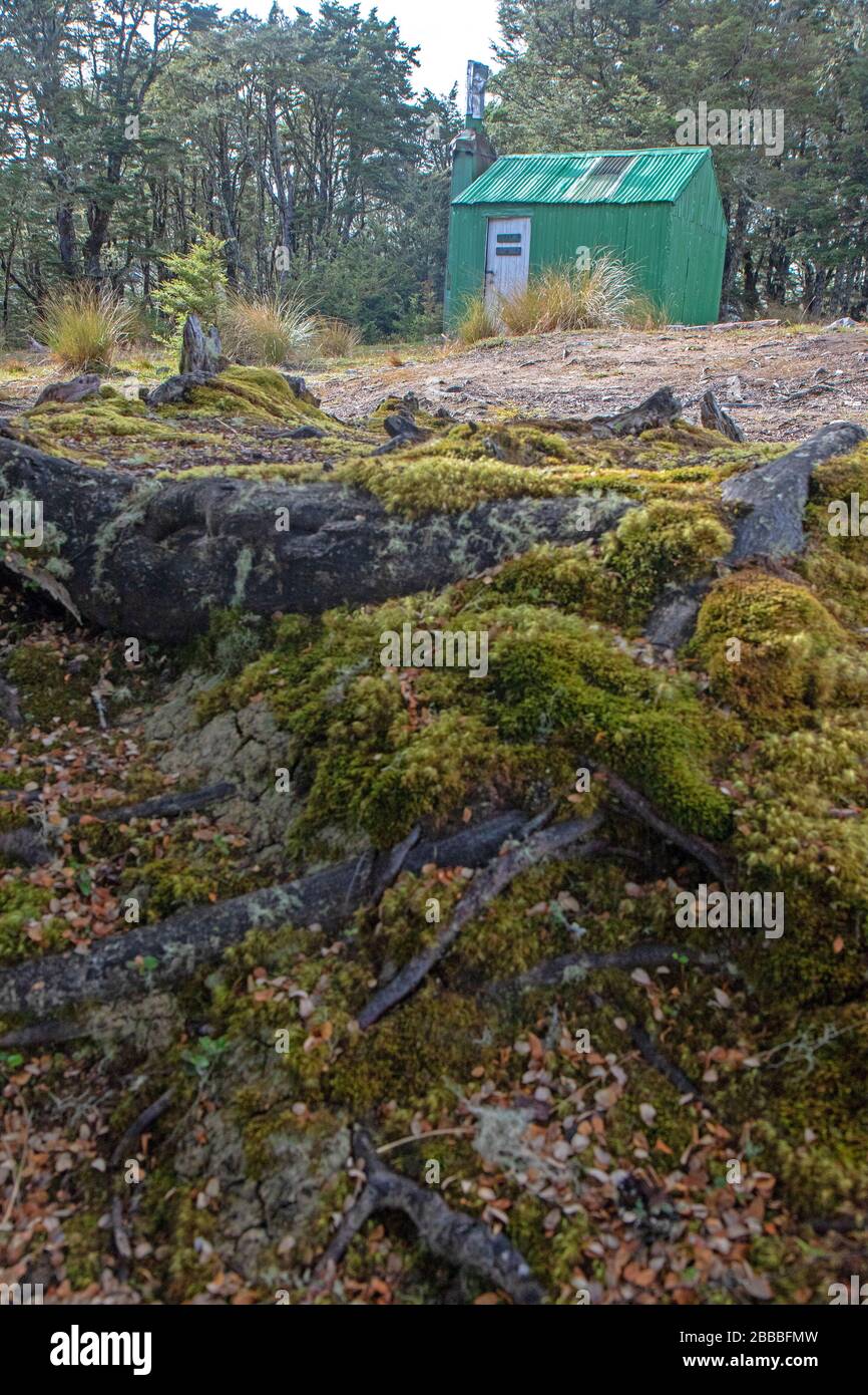 Bealey Spur Hut Stock Photo - Alamy