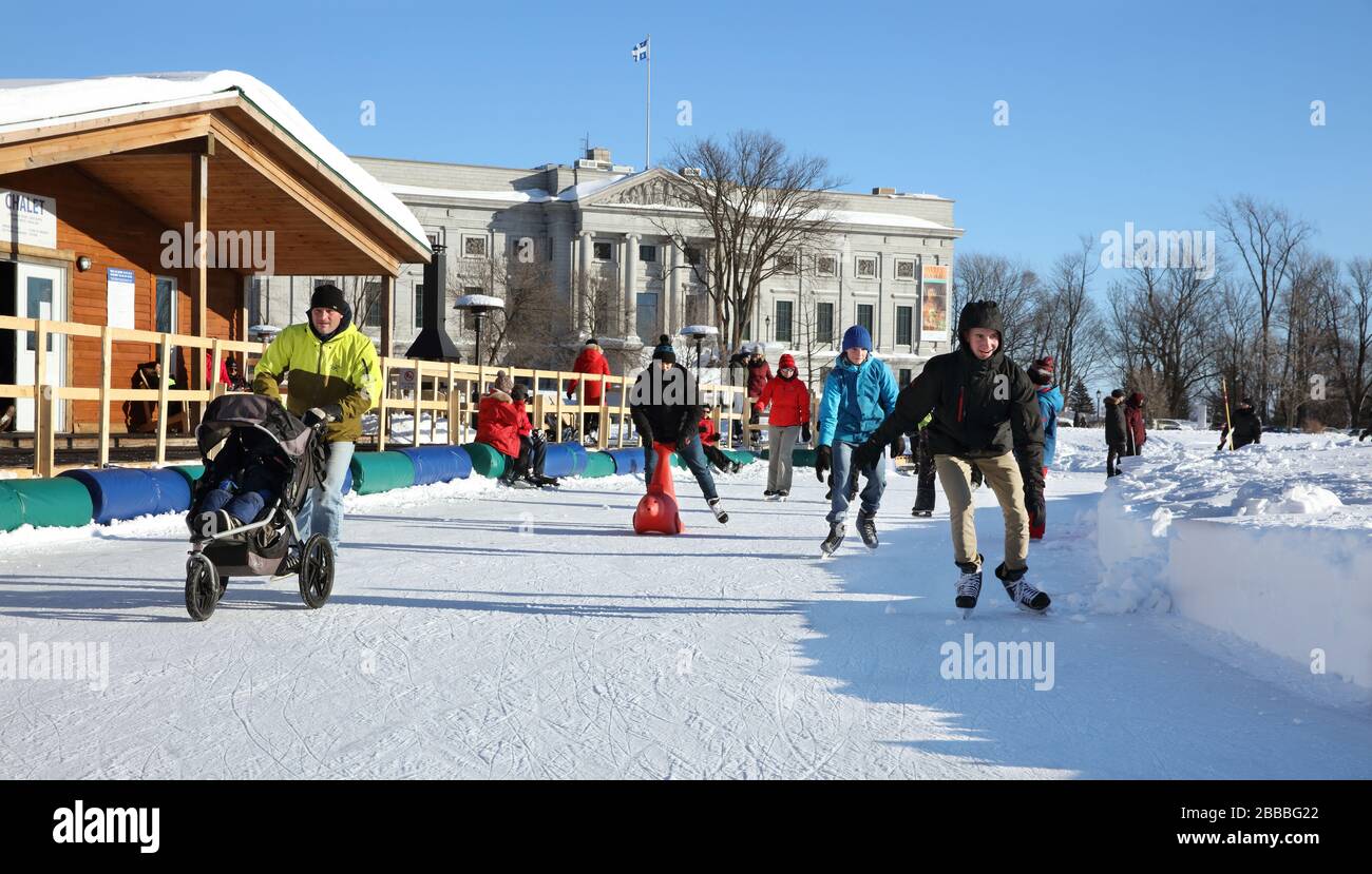 Skating in quebec hi-res stock photography and images - Alamy
