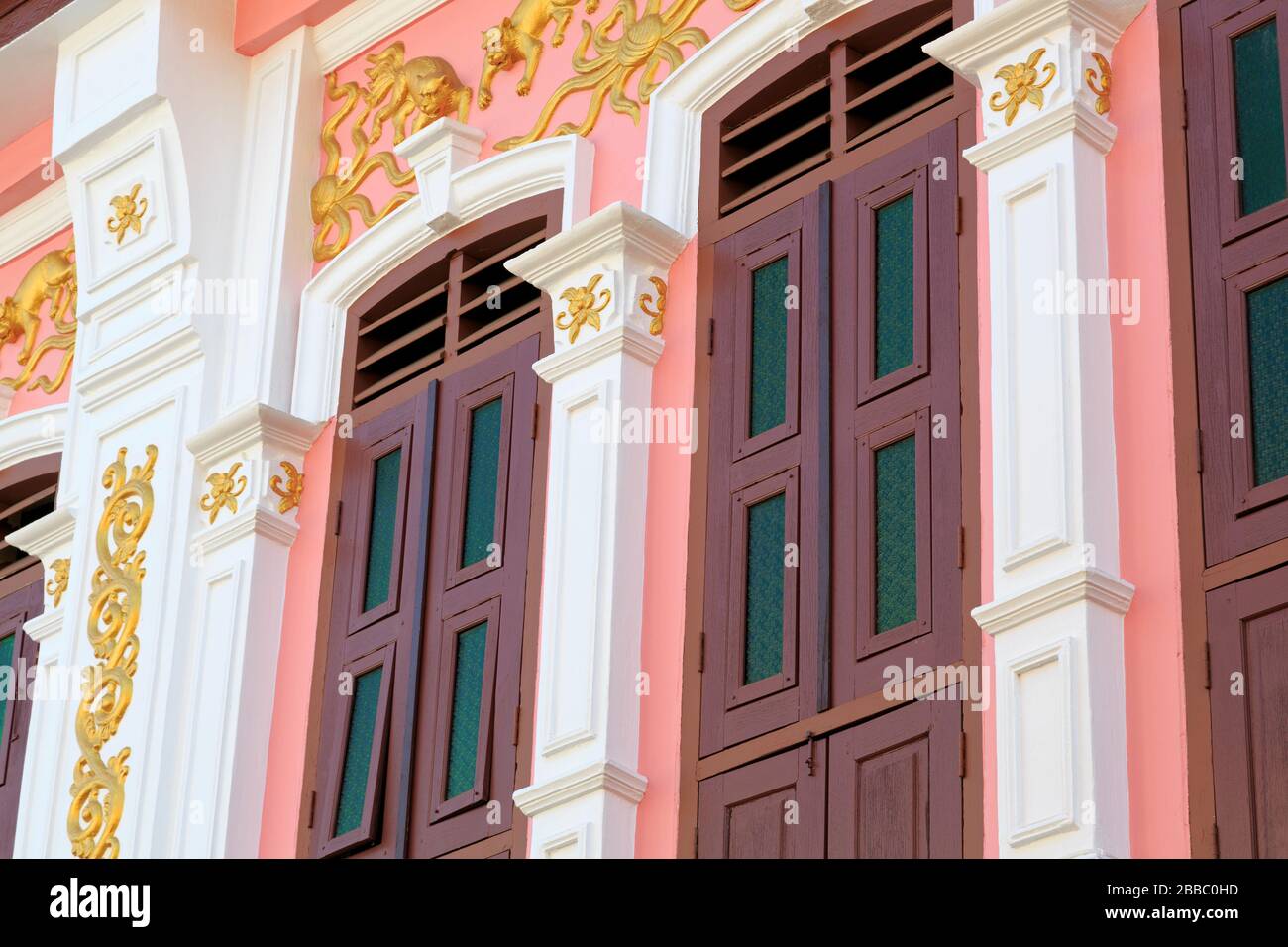 Architecture on Soi Romanee Street,Old Phuket Town,Thailand,Asia Stock ...