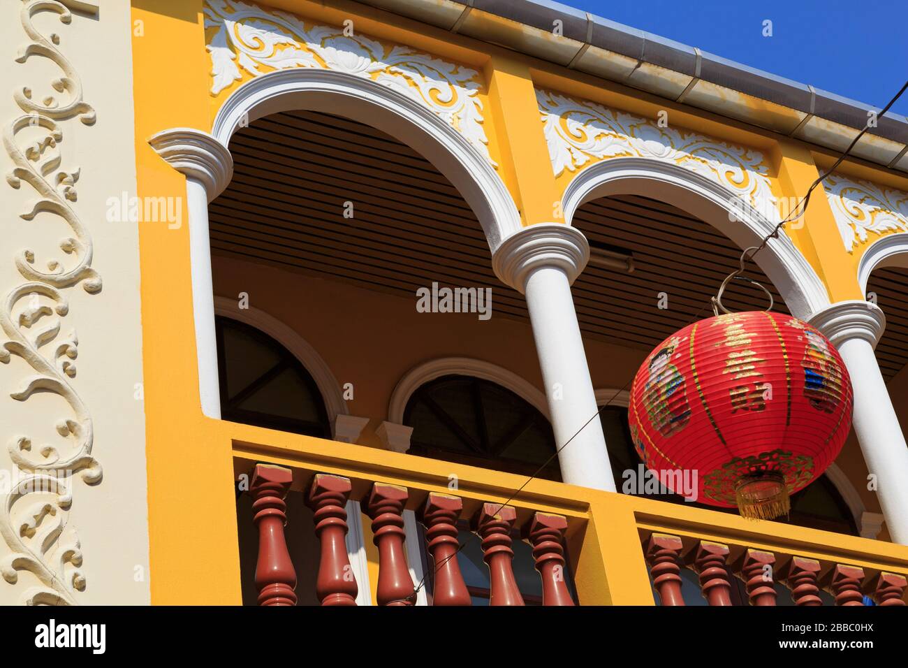 Architecture on Soi Romanee Street,Old Phuket Town,Thailand,Asia Stock ...