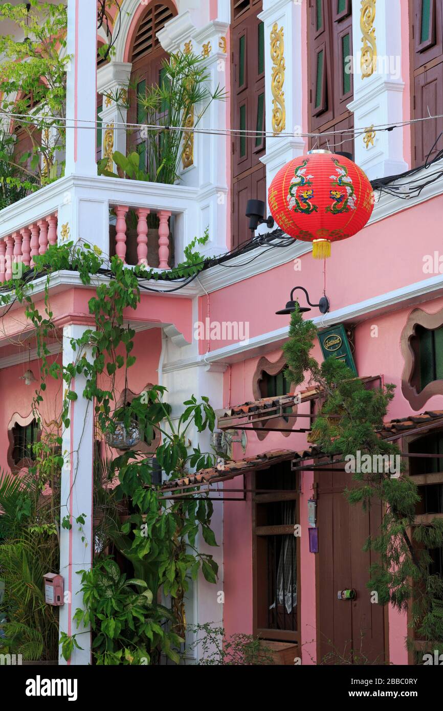 Architecture on Soi Romanee Street,Old Phuket Town,Thailand,Asia Stock ...