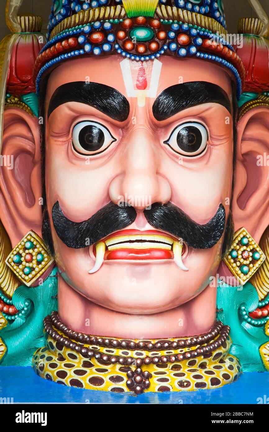 Sri Aravan Statue at Sri Mariamman Hindu Temple, Chinatown, Singapore ...