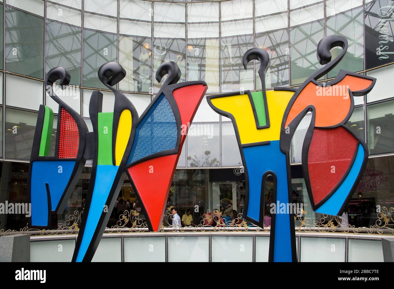 Sculptures at Central Shopping Mall, Central Business District ...