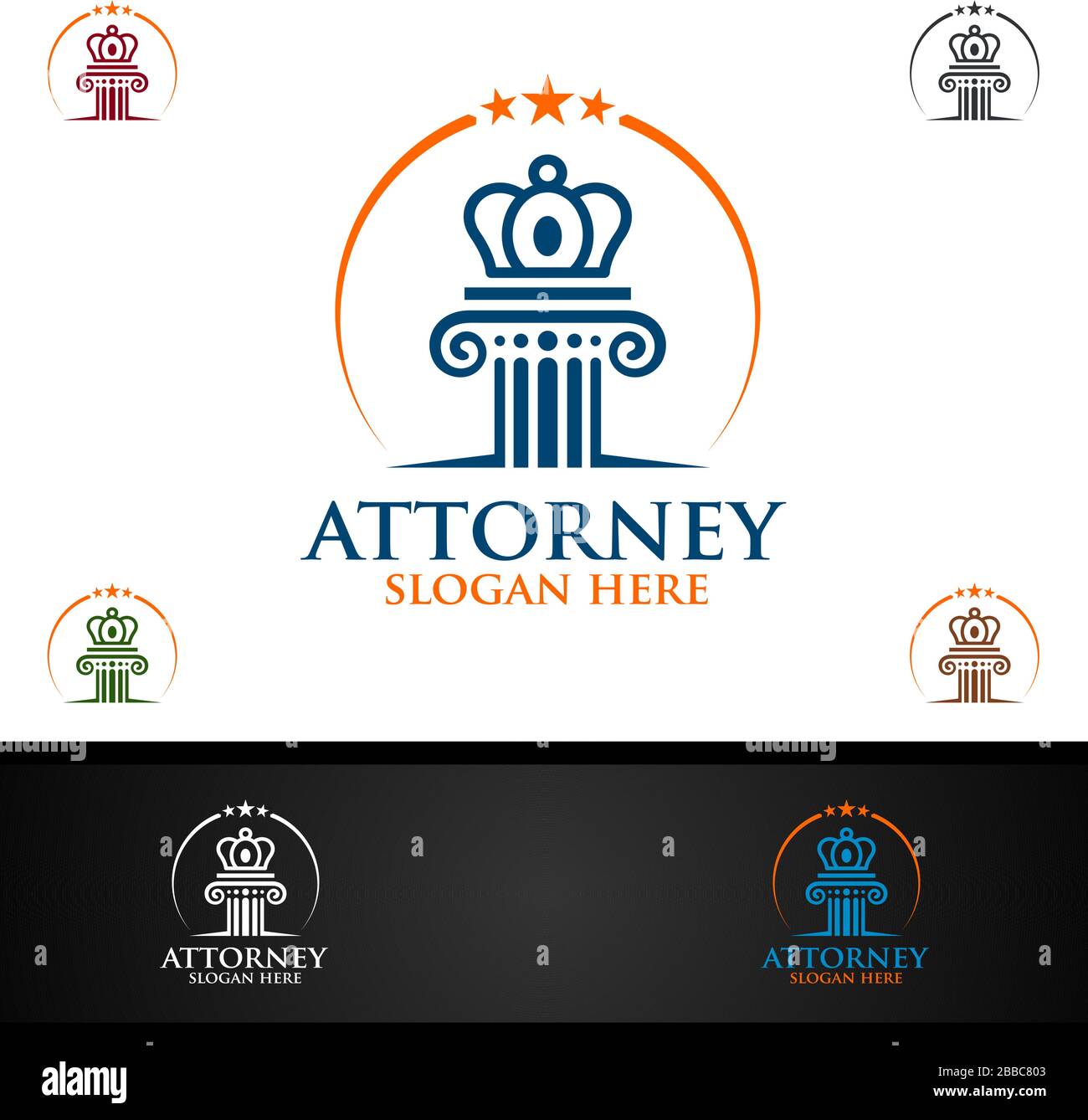 Law and Attorney Vector Logo Design Stock Vector Image & Art - Alamy