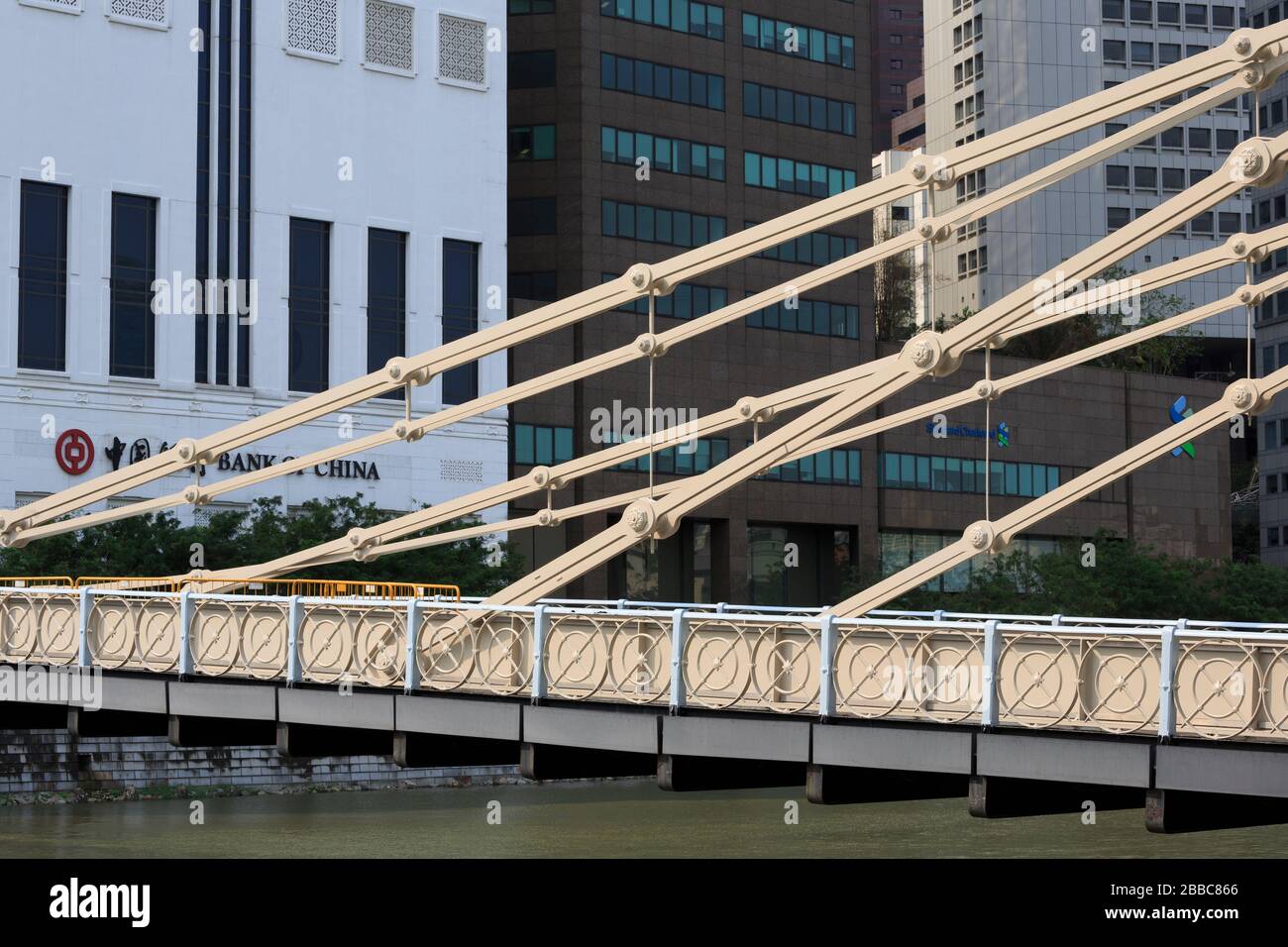 Cavenagh Bridge over the Singapore River,Singapore,Asia Stock Photo - Alamy