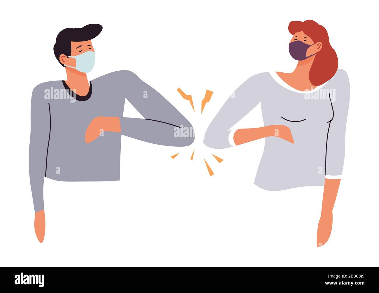 Avoiding illness Stock Vector Images - Alamy