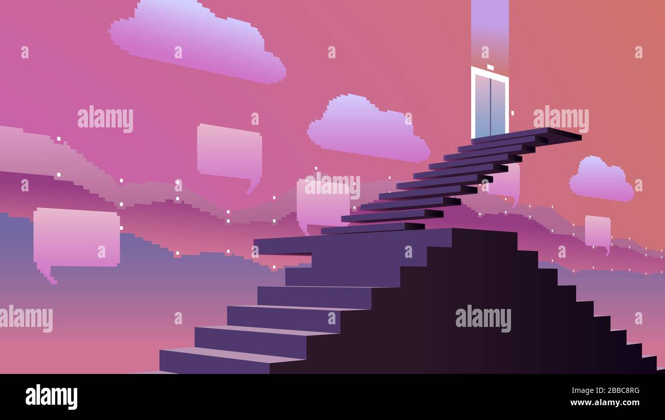 Digital transformation, illustrating evolution from coexistence of both ...