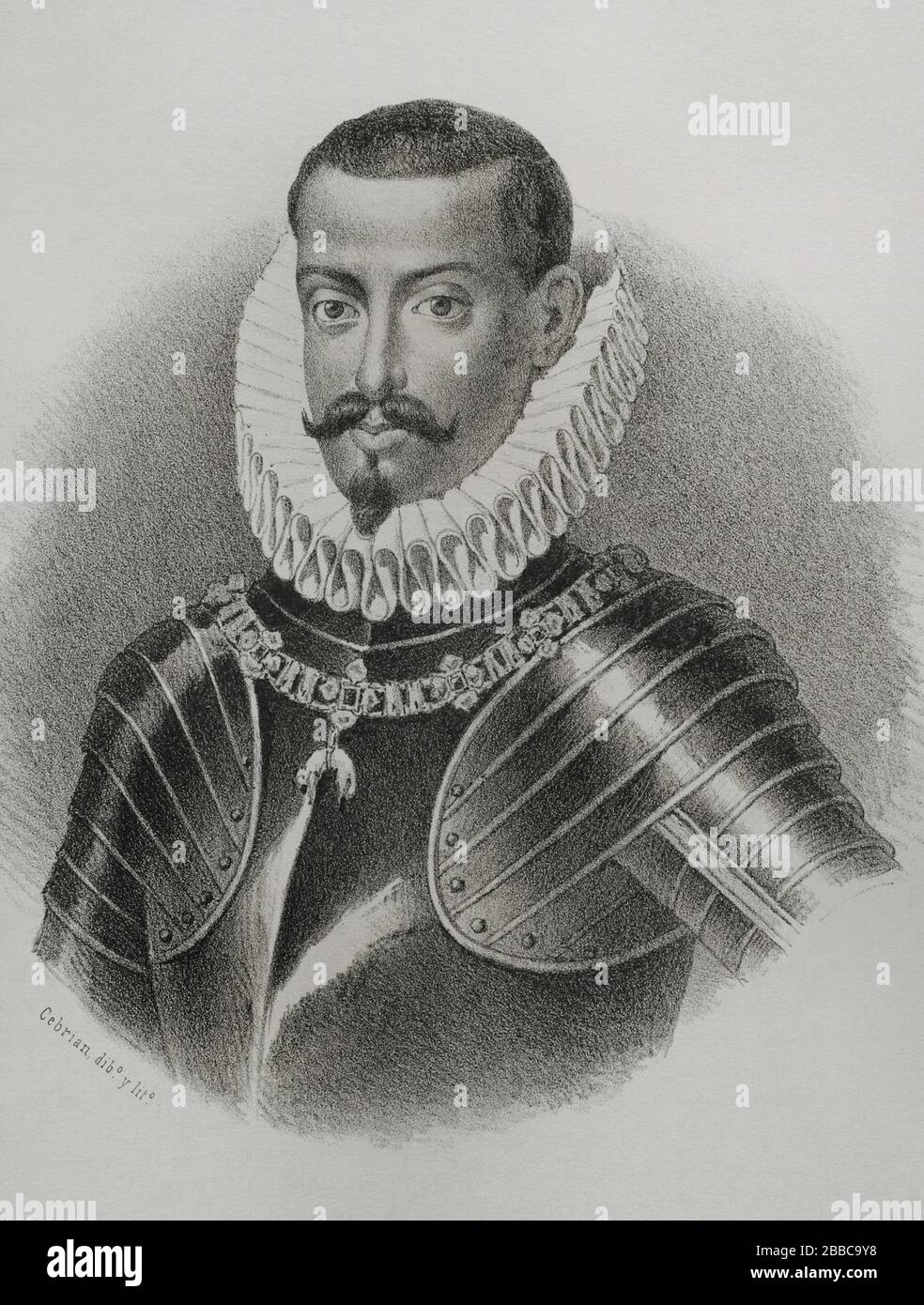 Felipe III (1578-1621). Rey de España (1598-1621). Retrato. Ilustración ...