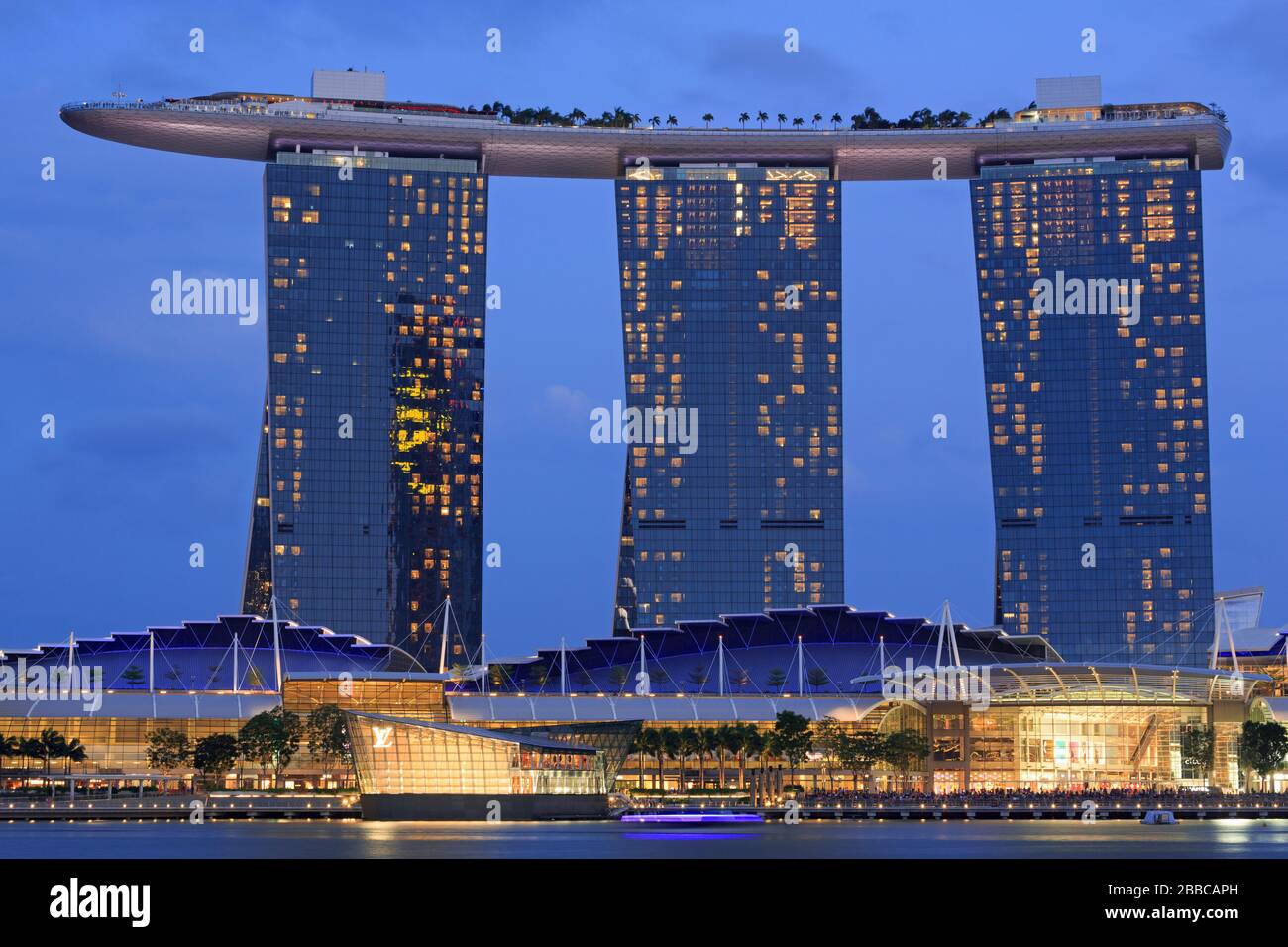 Marina Bay Hotel,Marina District,Singapore,asia Stock Photo - Alamy