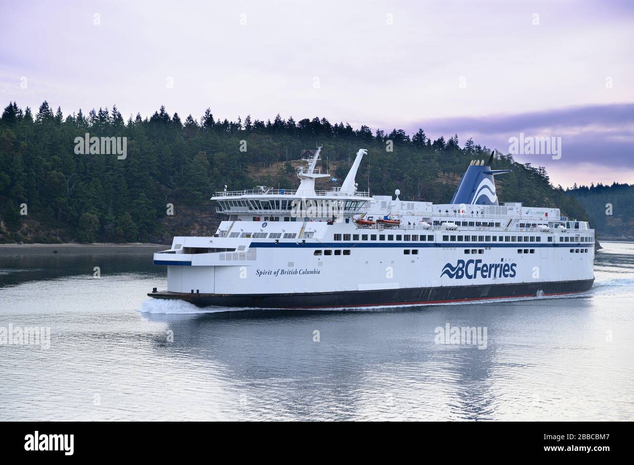 BC Ferries spirit class vessel, Spirit of British Columbia transits ...