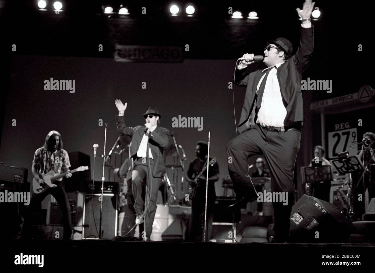 The Blues Brothers performing at the Tower Theatre in Philadelphia, PA ...