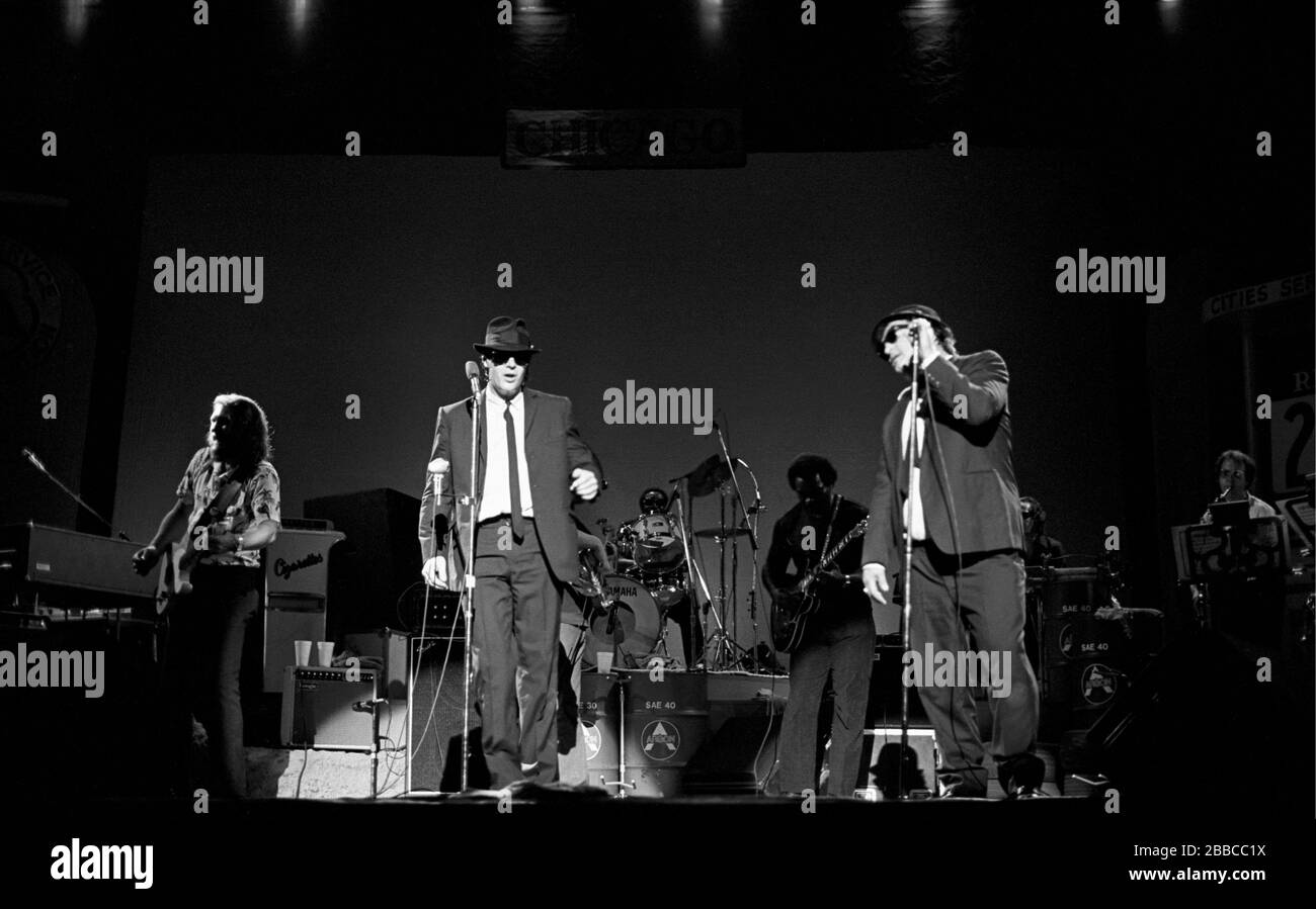 The Blues Brothers performing at the Tower Theatre in Philadelphia, PA ...