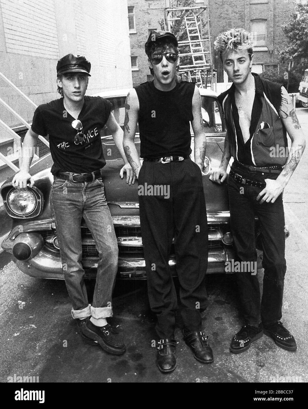 Stray Cats pose in Philadelphia in 1982. Credit: Scott Weiner ...