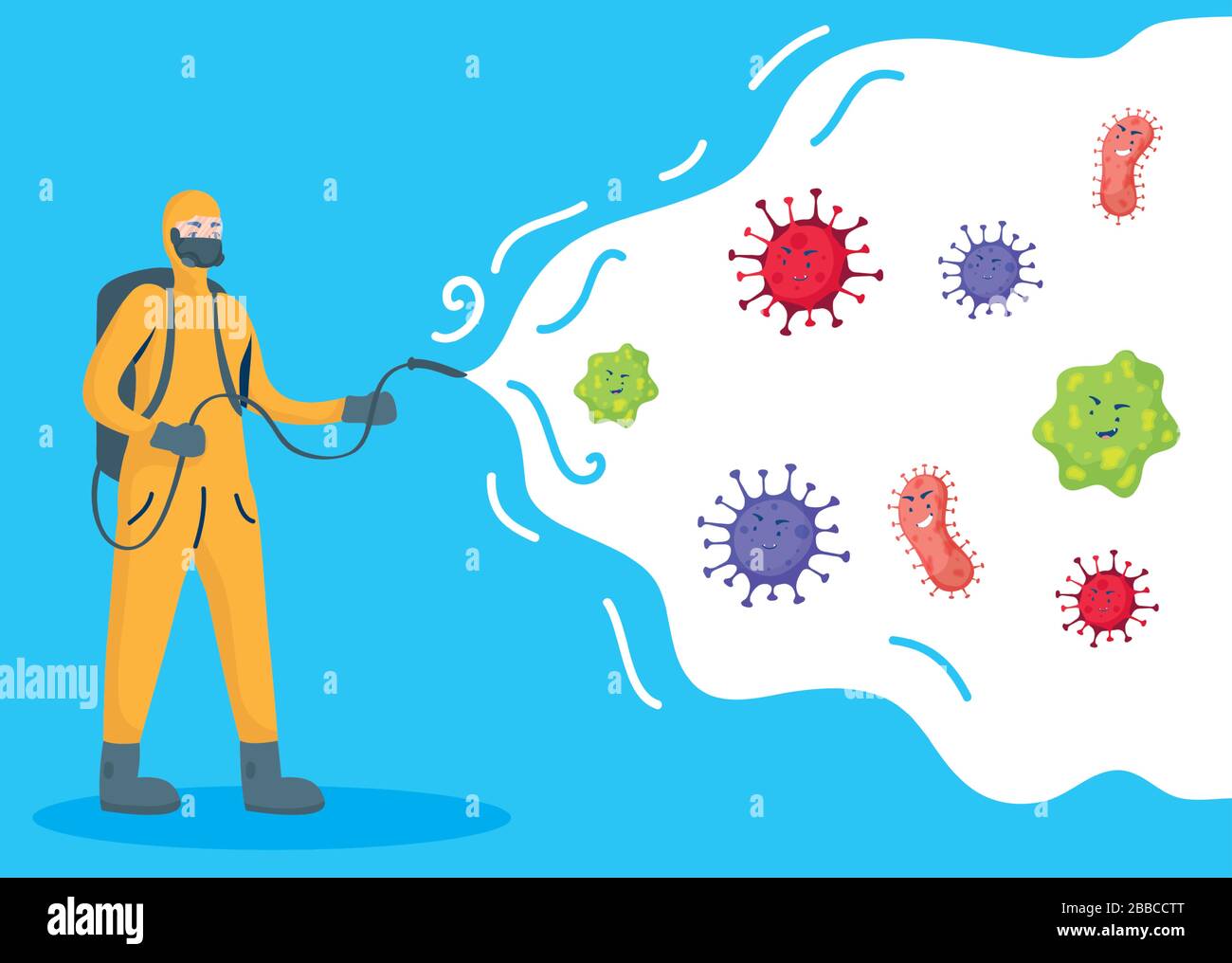Biohazard cleaning Stock Vector Images - Alamy