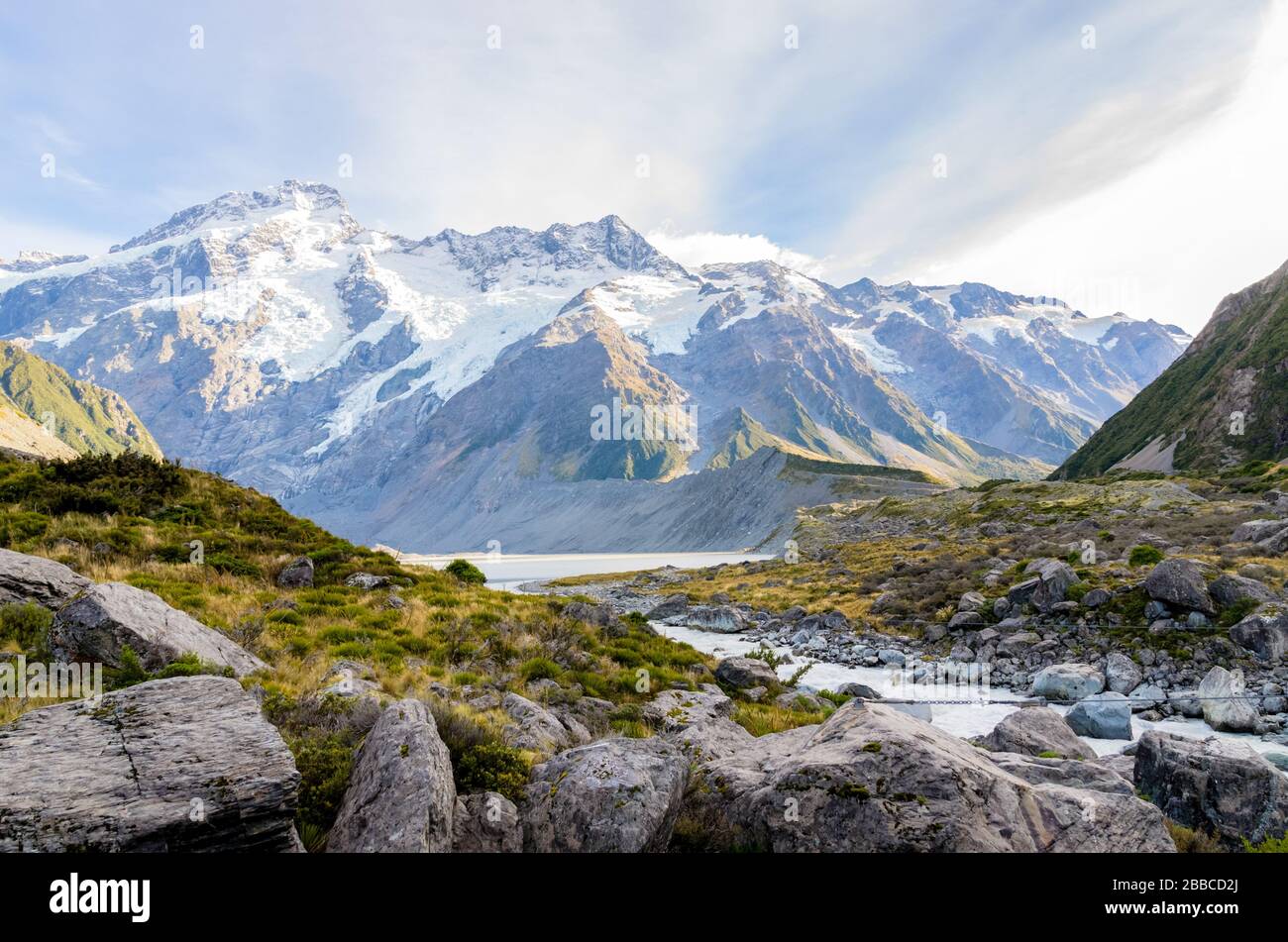 Mount Cook National Park,New Zealand Stock Photo - Alamy