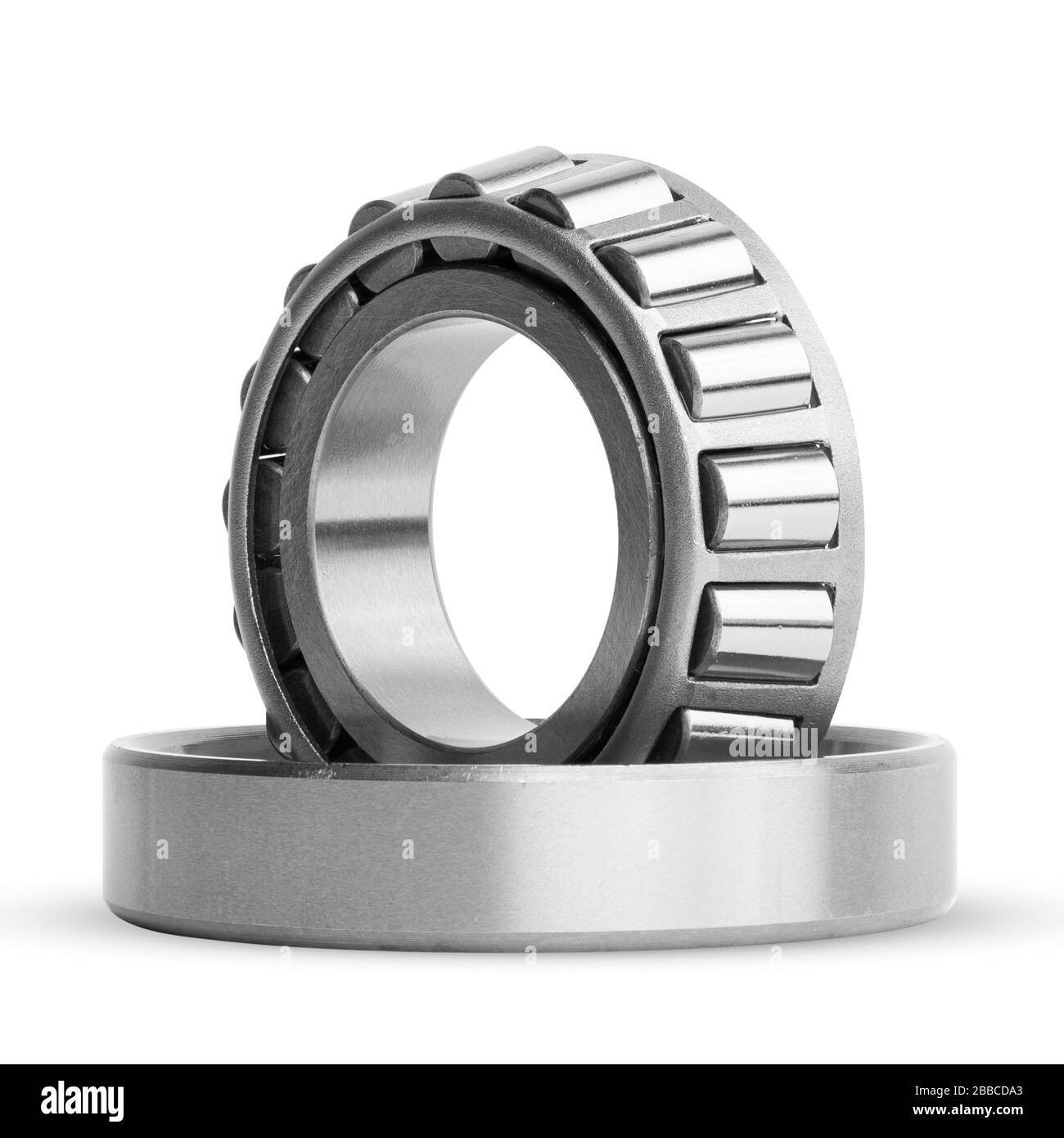Roller bearing on white background isolated. Part of the car Stock ...