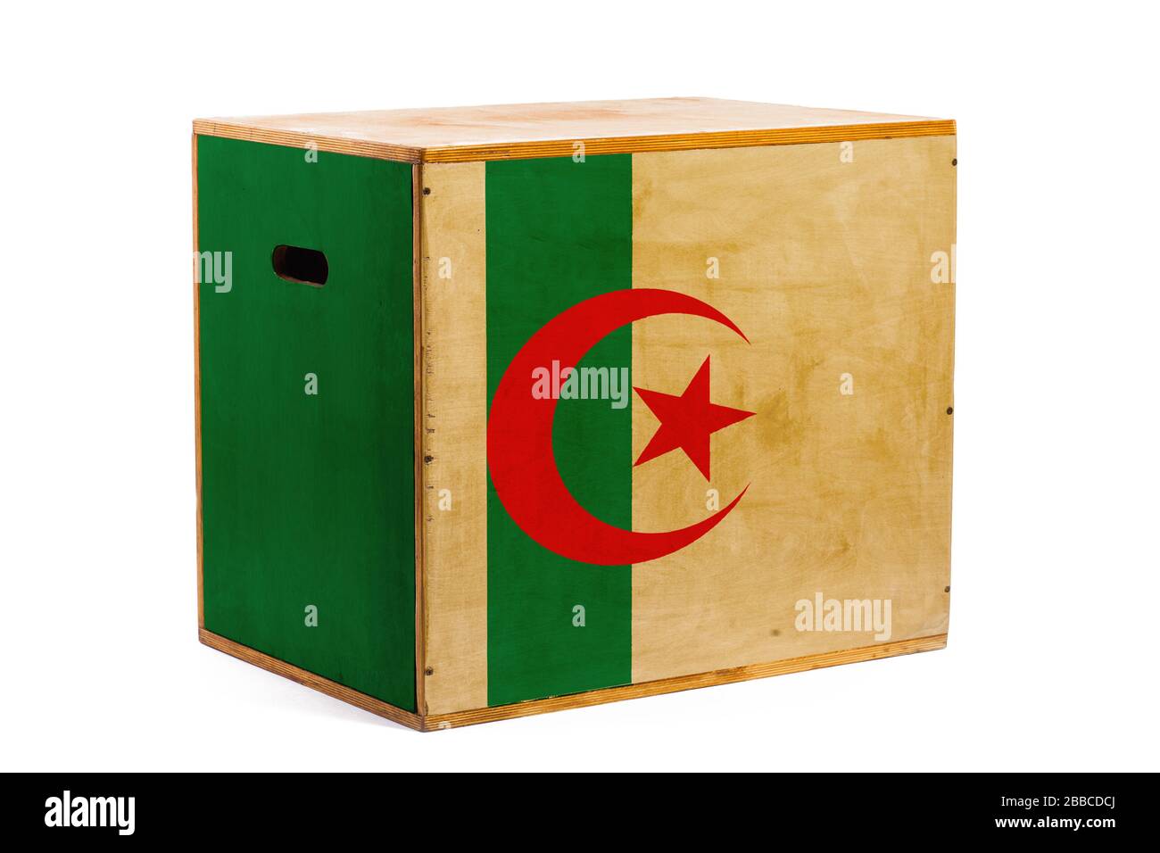 A wooden box for reliable shipment of various goods and cargo with the ...