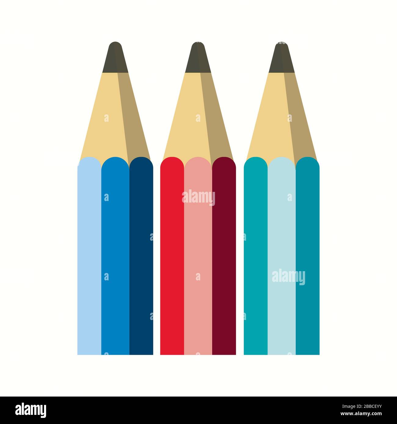 Office stationery vector vectors hi-res stock photography and images ...