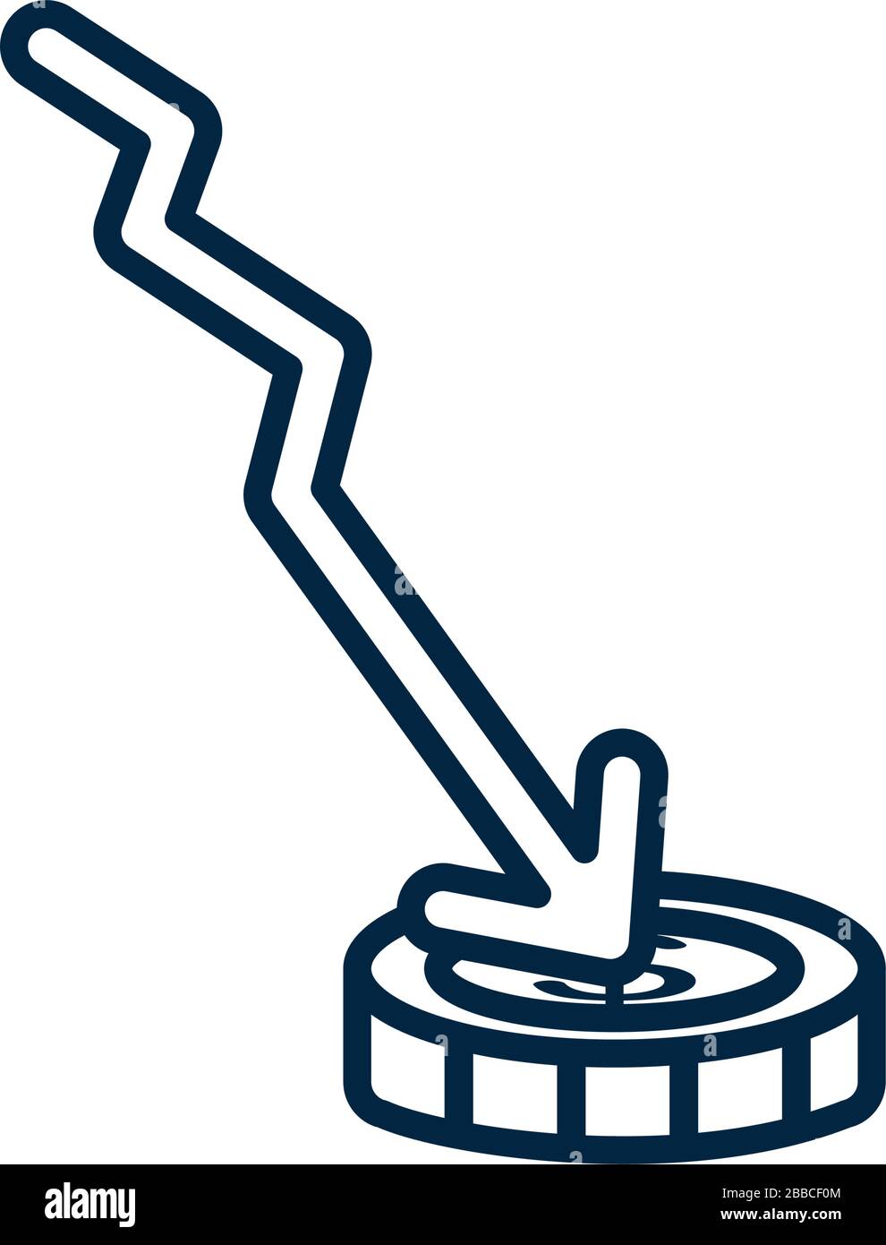 stock market concept, descending financial arrow and money coin icon ...