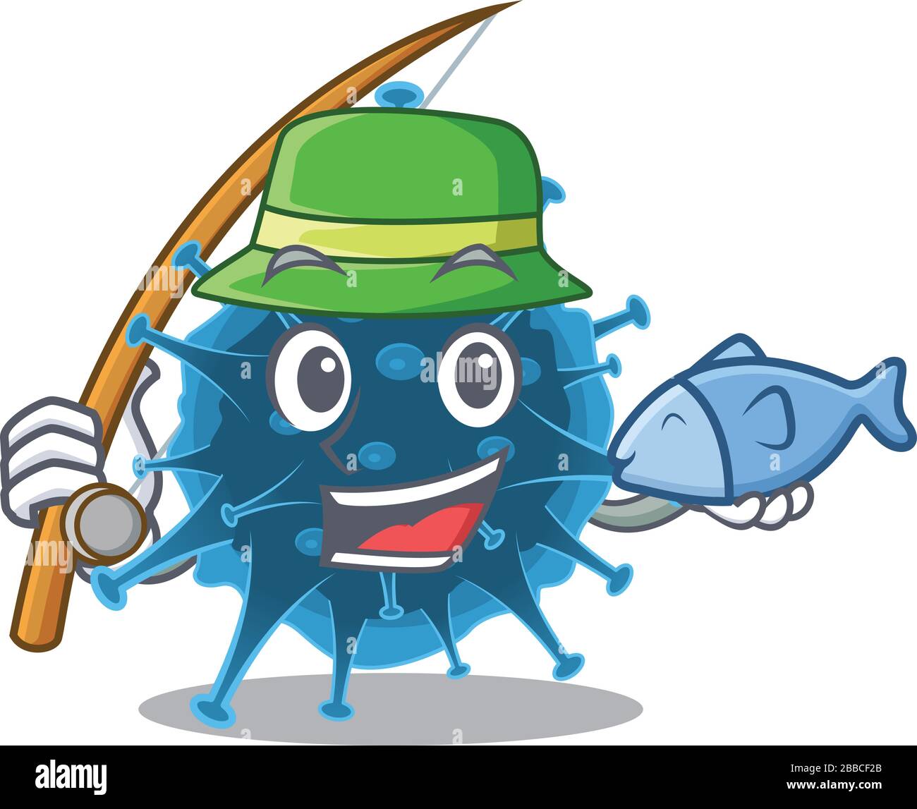 Fish disease microscope Stock Vector Images - Alamy