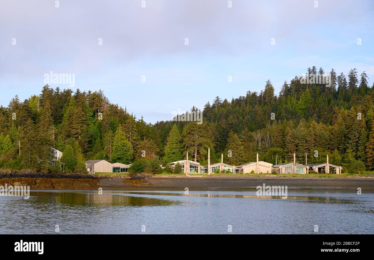 Haida Heritage Centre at Kay Llnagaay, Skidegate, Haida Gwaii, Formerly ...