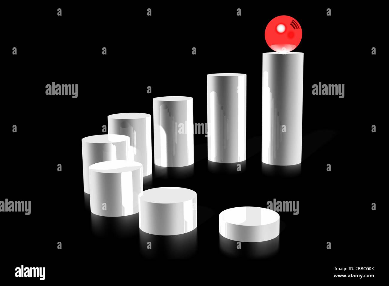 3D geometrical concept Stock Photo - Alamy