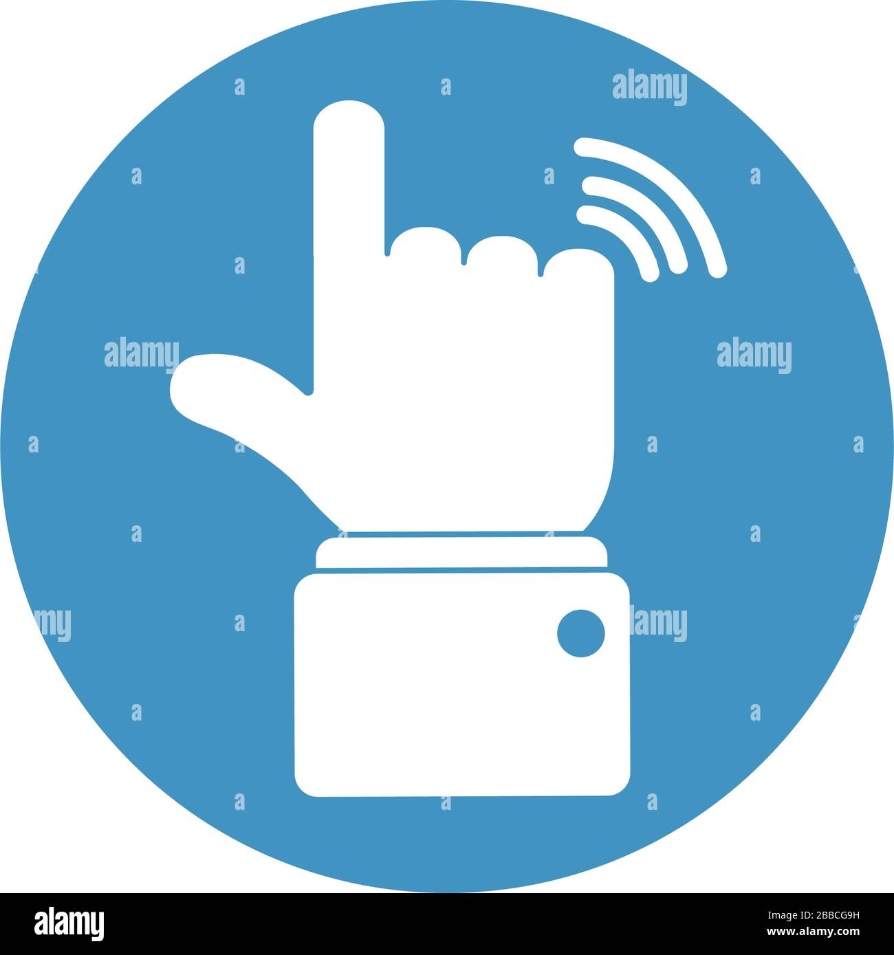 doctor online concept, doctors hand with wireless signal symbol icon ...