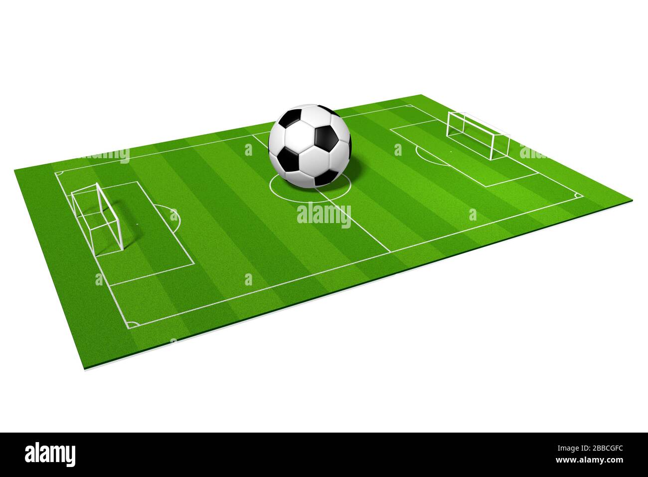 3D soccer/ football concept Stock Photo - Alamy
