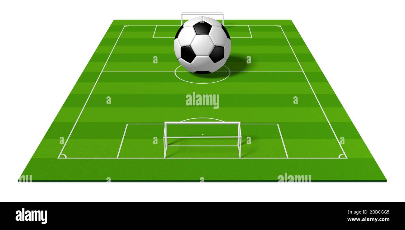 3D soccer/ football concept Stock Photo - Alamy
