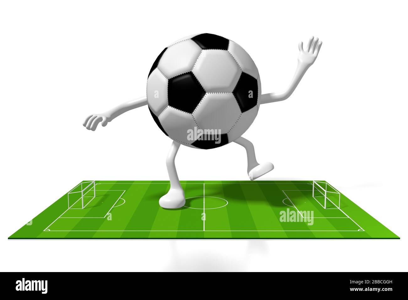 3D soccer/ football concept Stock Photo - Alamy