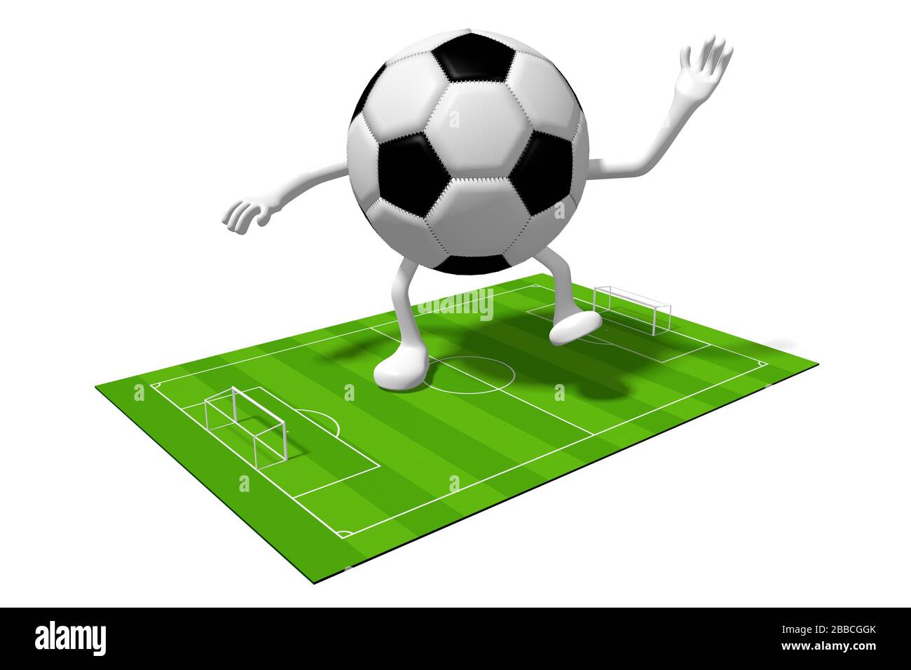 3D soccer/ football concept Stock Photo - Alamy