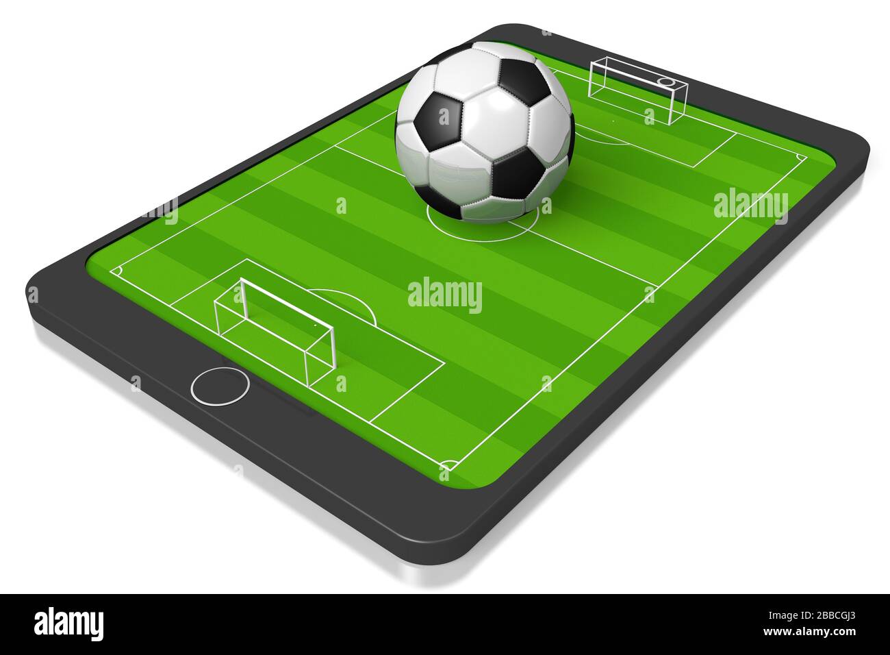 3D soccer/ football concept Stock Photo - Alamy