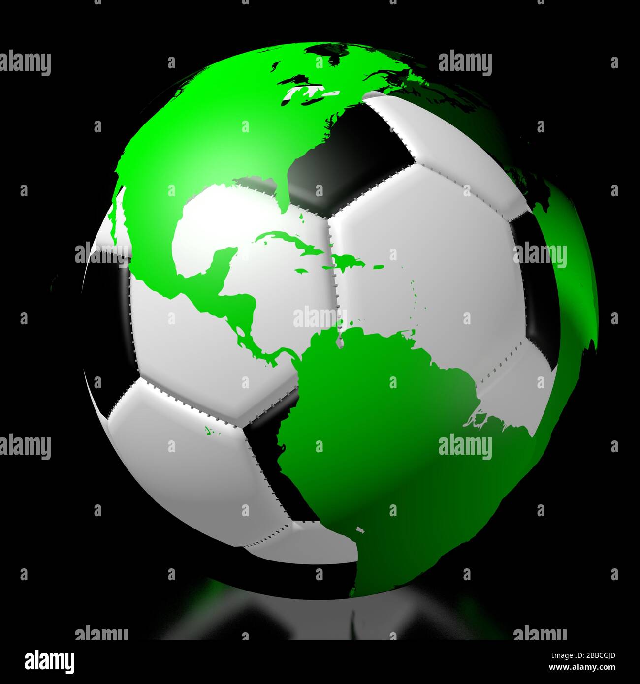 3D soccer/ football championship concept Stock Photo - Alamy