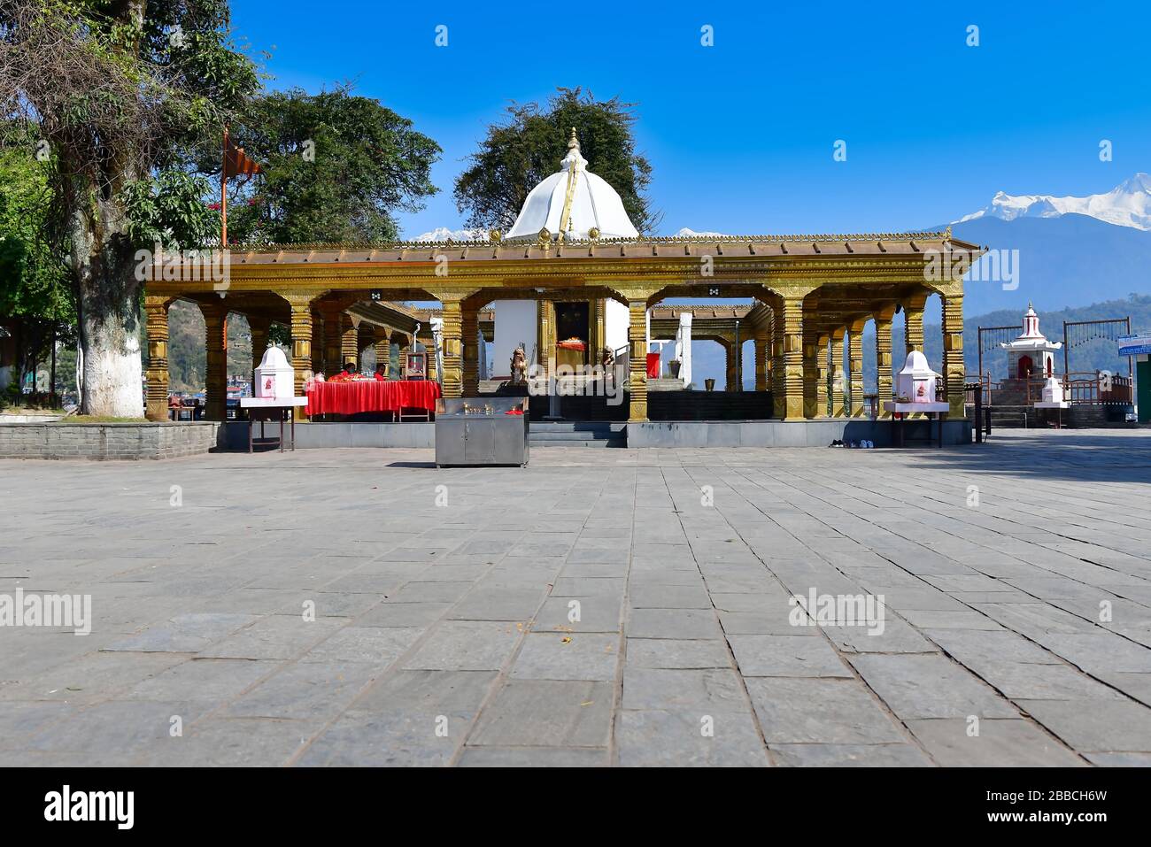 famous outside look of bindhya basini temple which is located in ...
