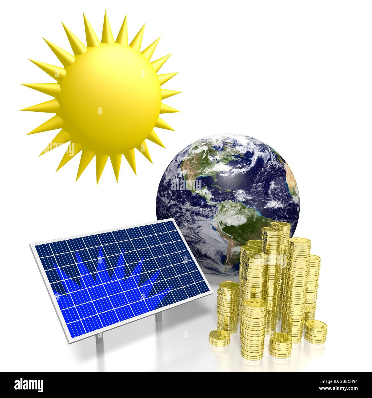 Sun, solar energy concept Stock Photo - Alamy