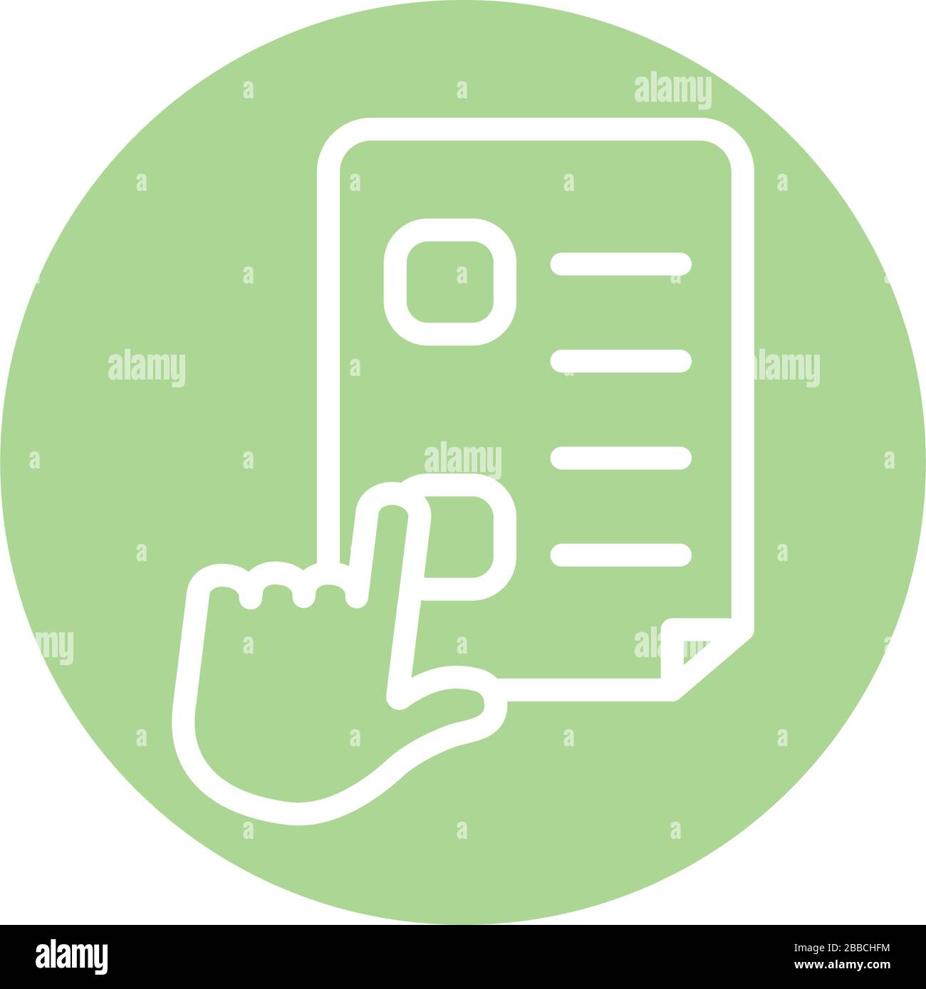 education online concept, academic document and hand cursor icon over ...