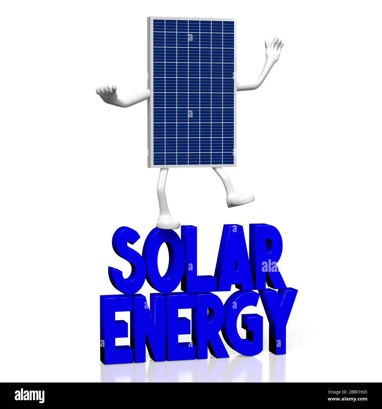 Cartoon illustration energy solar panel hi-res stock photography and ...