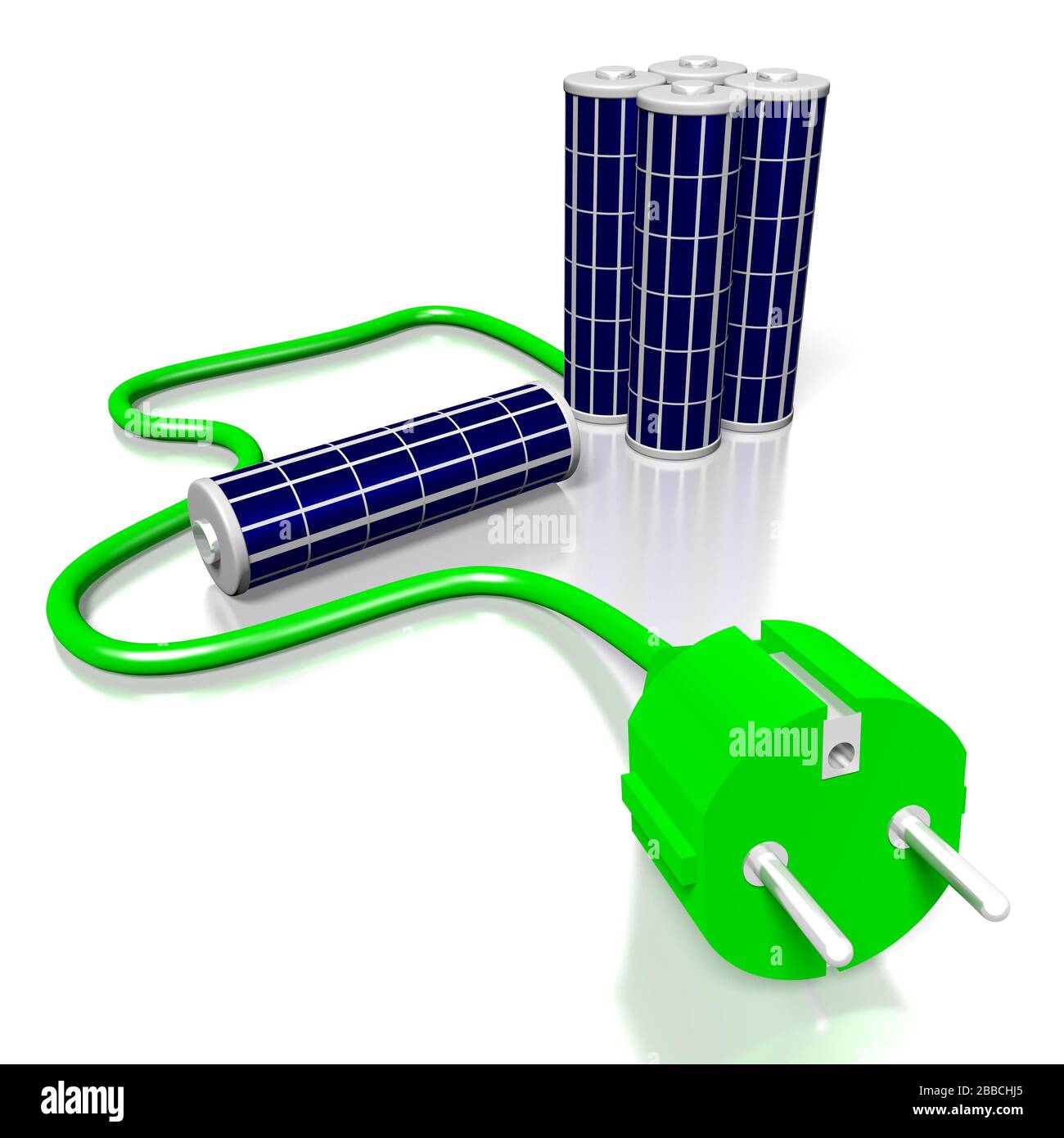 Battery solar panels isolated Cut Out Stock Images & Pictures - Alamy