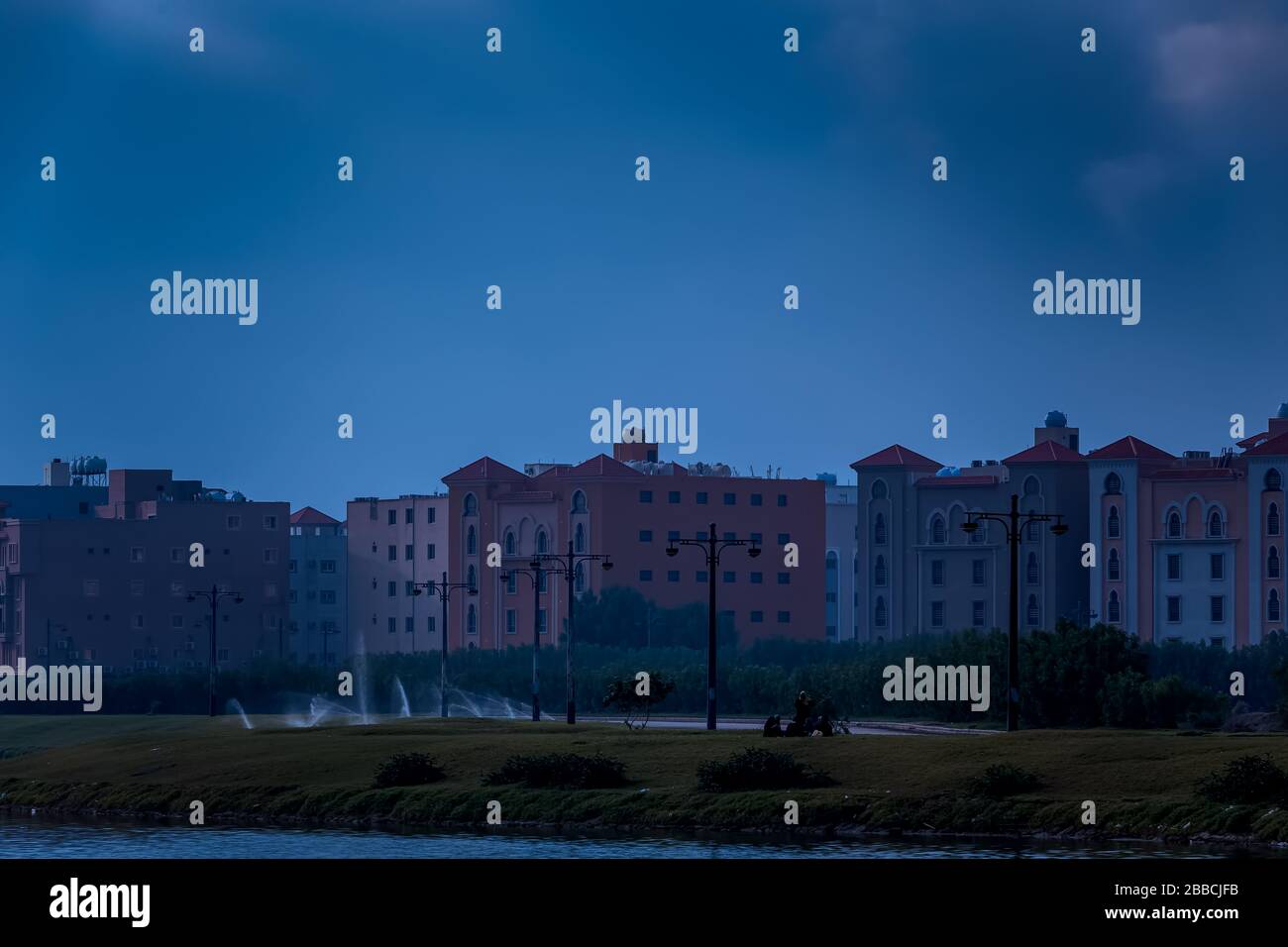 Near Khobar corniche building apartments Stock Photo - Alamy