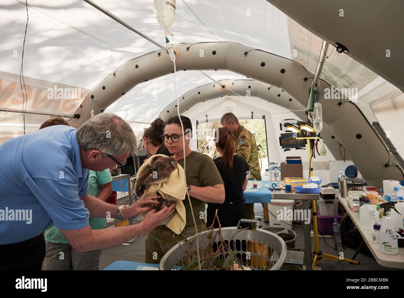 Makeshift triage tent hi-res stock photography and images - Alamy