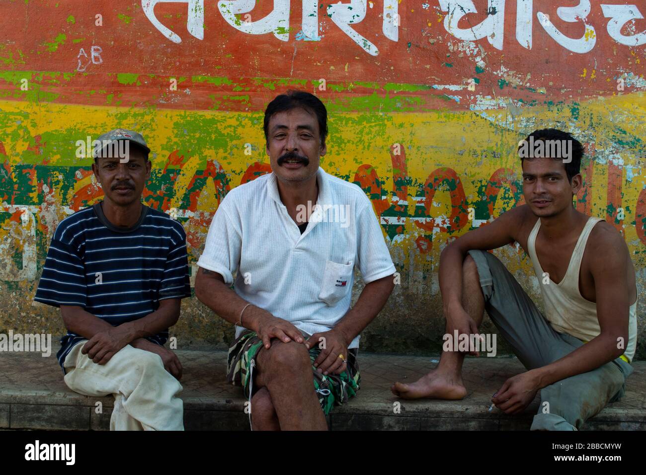 Three nepali men hi-res stock photography and images - Alamy