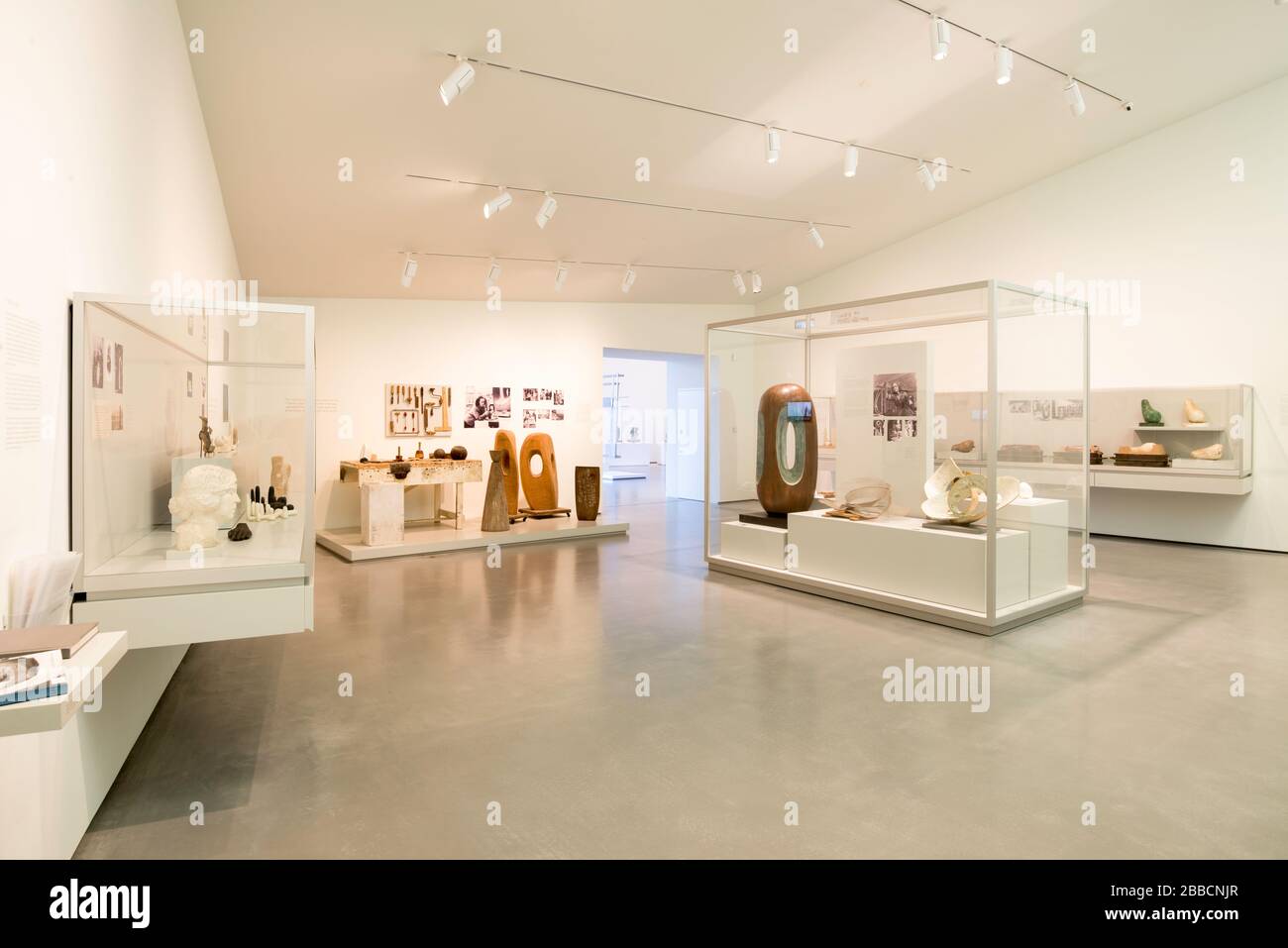Interior view of one of the galleries of the Hepworth Wakefield a ...
