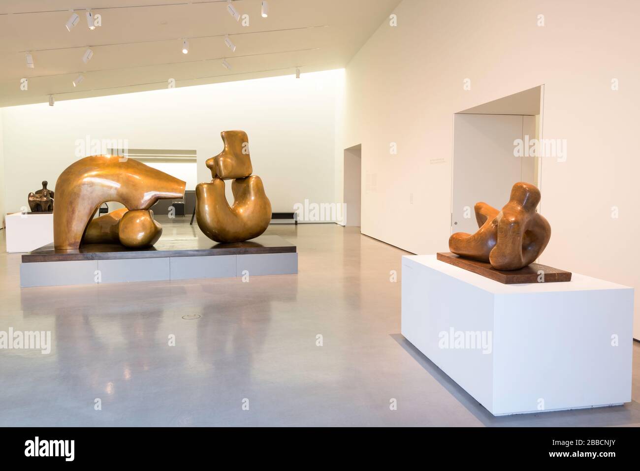 Interior view of one of the galleries of the Hepworth Wakefield a ...