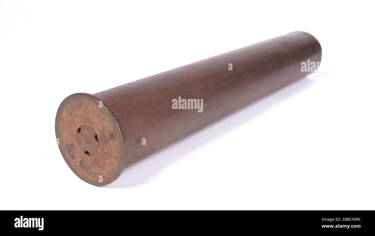 Used artillery shell, ww2 Stock Photo - Alamy
