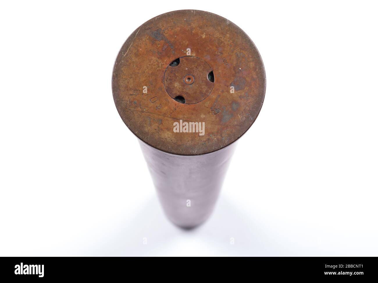 Used artillery shell, ww2 Stock Photo - Alamy