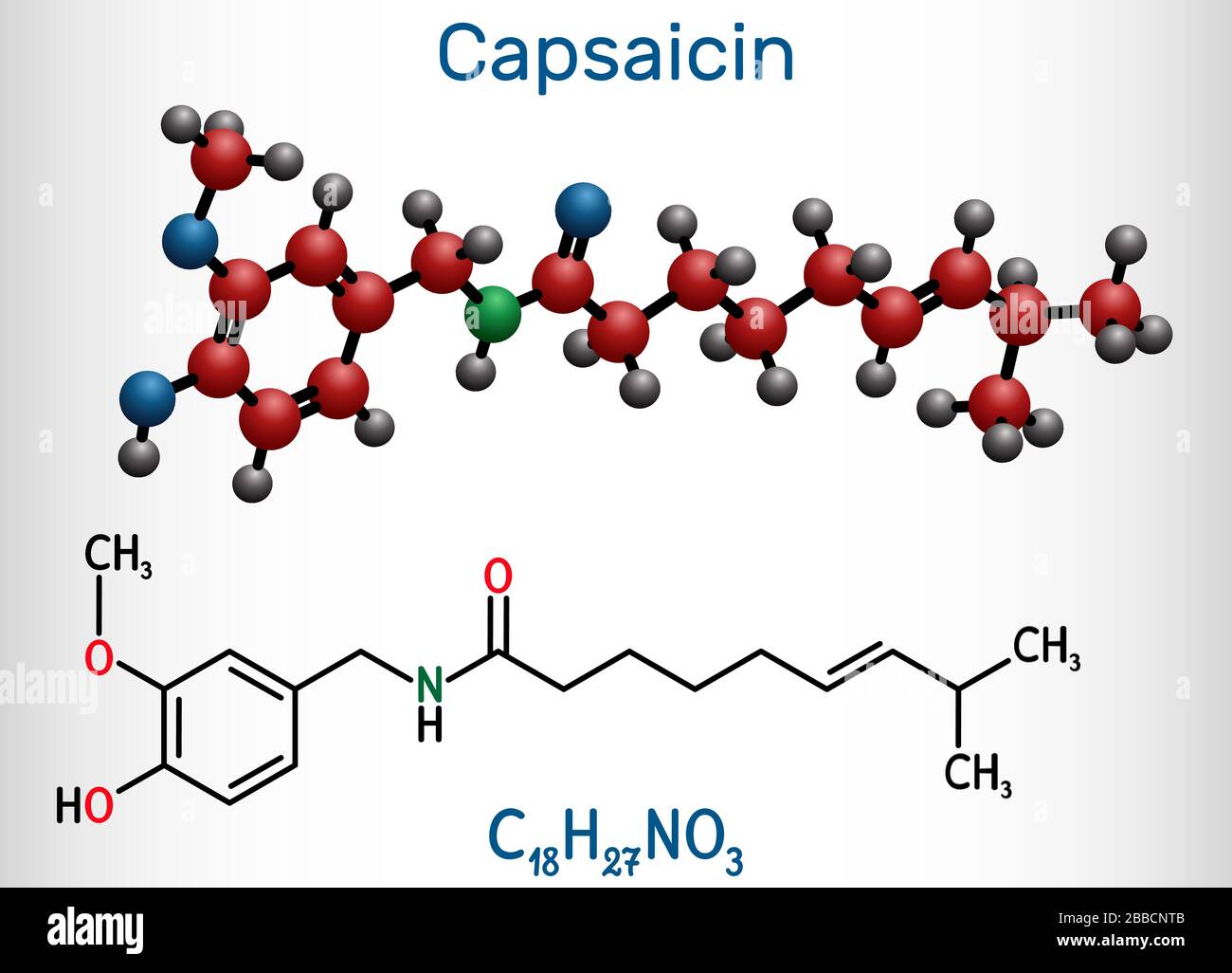 Capsaicin Structure At Oscar Godson Blog