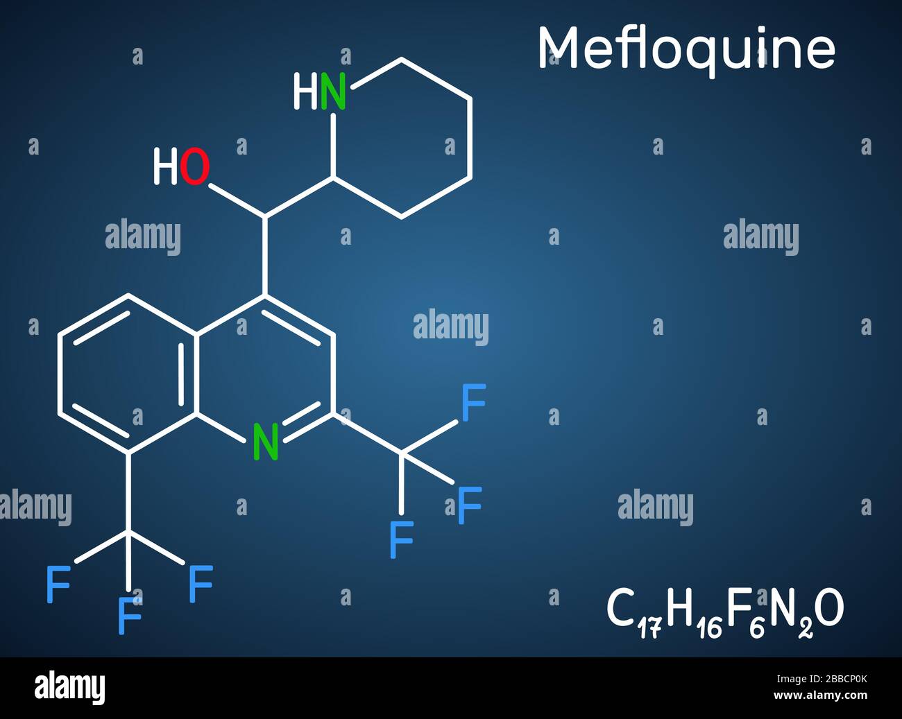 Mefloquine medication Stock Vector Images - Alamy