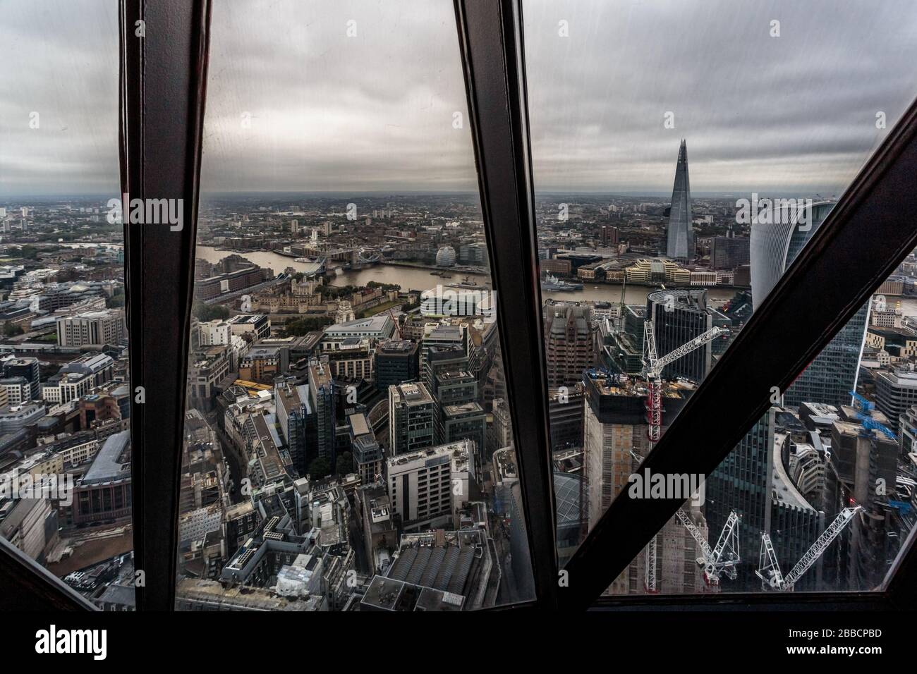 View from inside the gherkin hi-res stock photography and images - Alamy