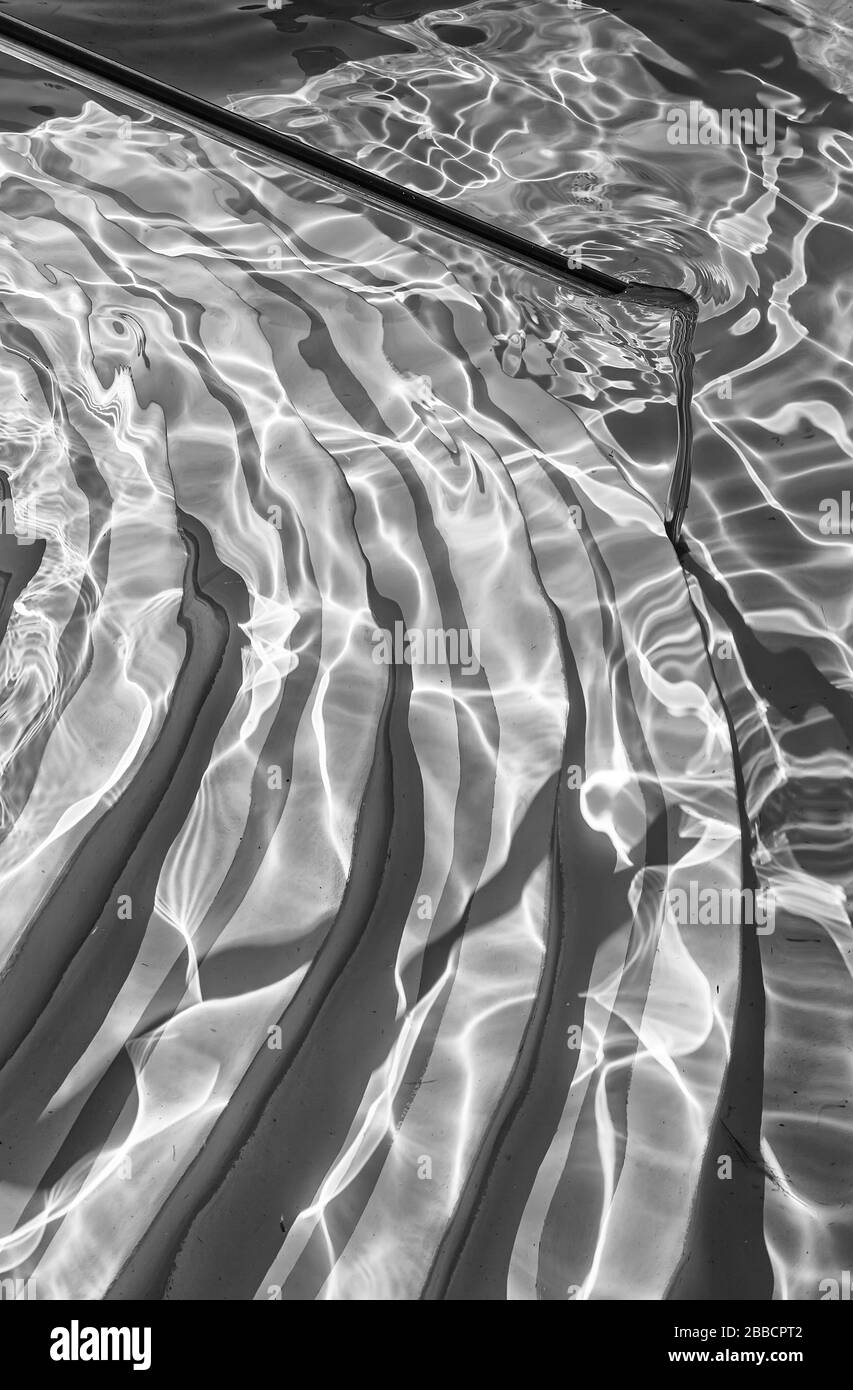 Hotel poolside Black and White Stock Photos & Images - Alamy